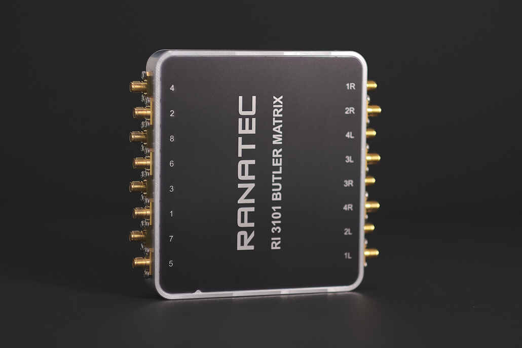 Butler Matrix with 8x8 ports from 2.4 to 8 GHz | Ranatec
